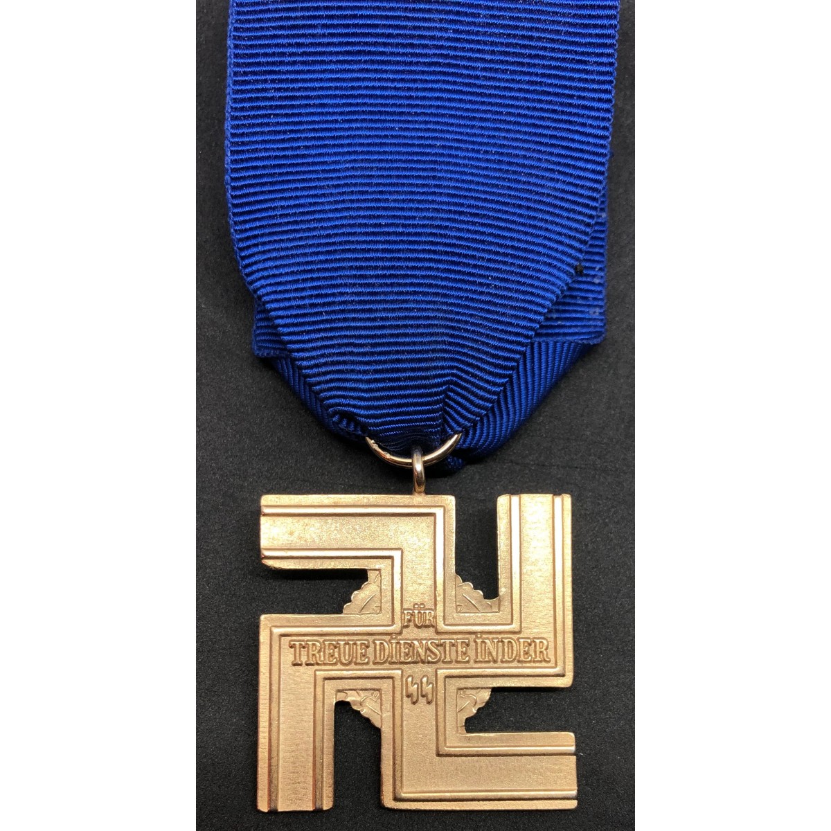 Long Service SS Medal For 25 Years Service - War Militaria