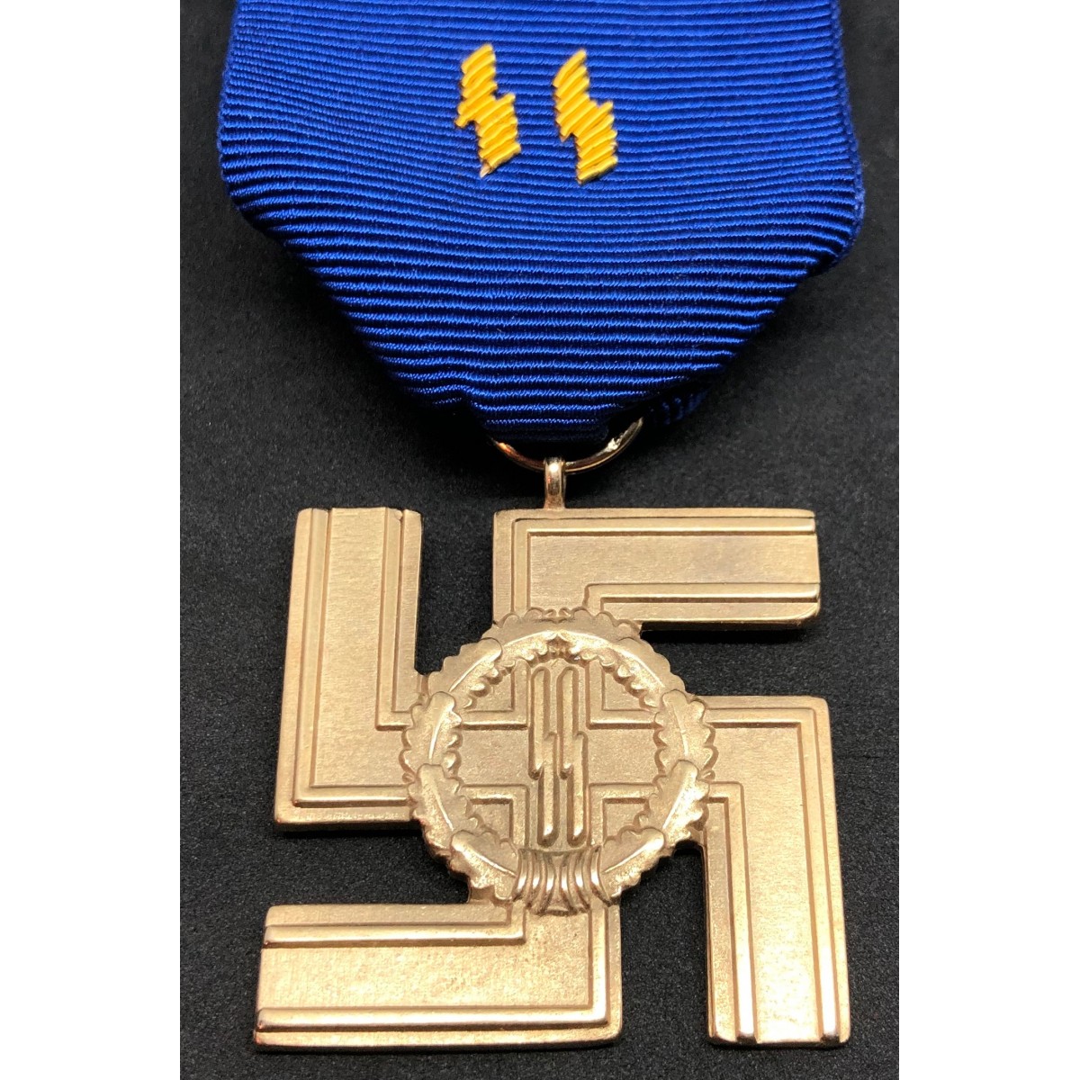 Long Service SS Medal For 25 Years Service - War Militaria