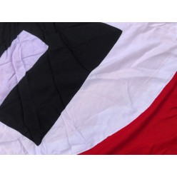 Repro ww2 SS Flag in Cotton, hand-stitched, for reenactment.