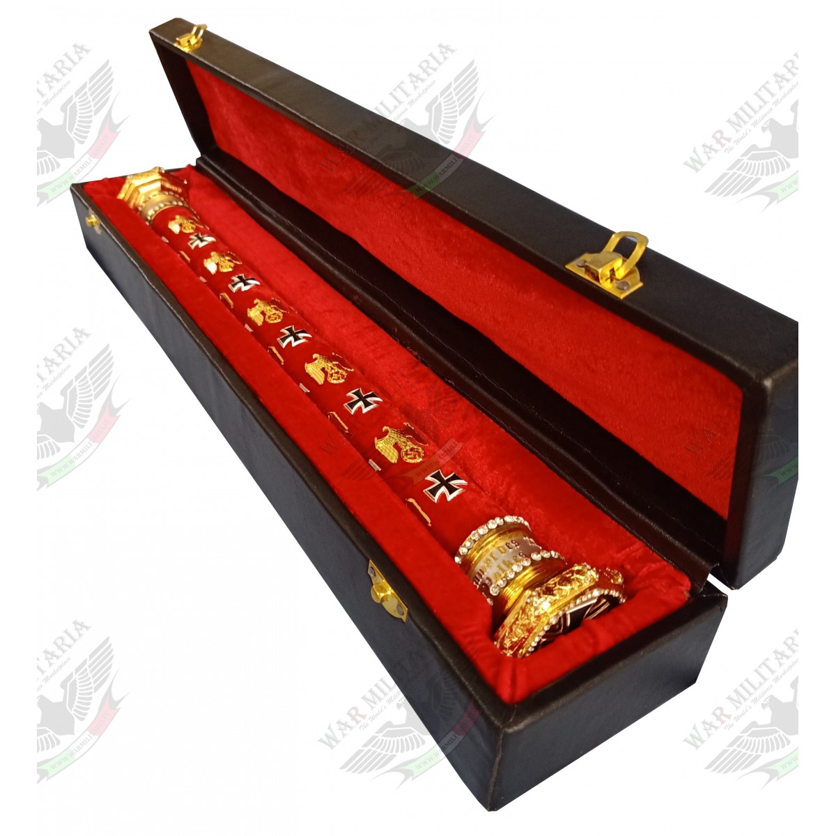 Feldmarschall Erwin Rommel Taktstock (Mit Diamanten) - War Militaria