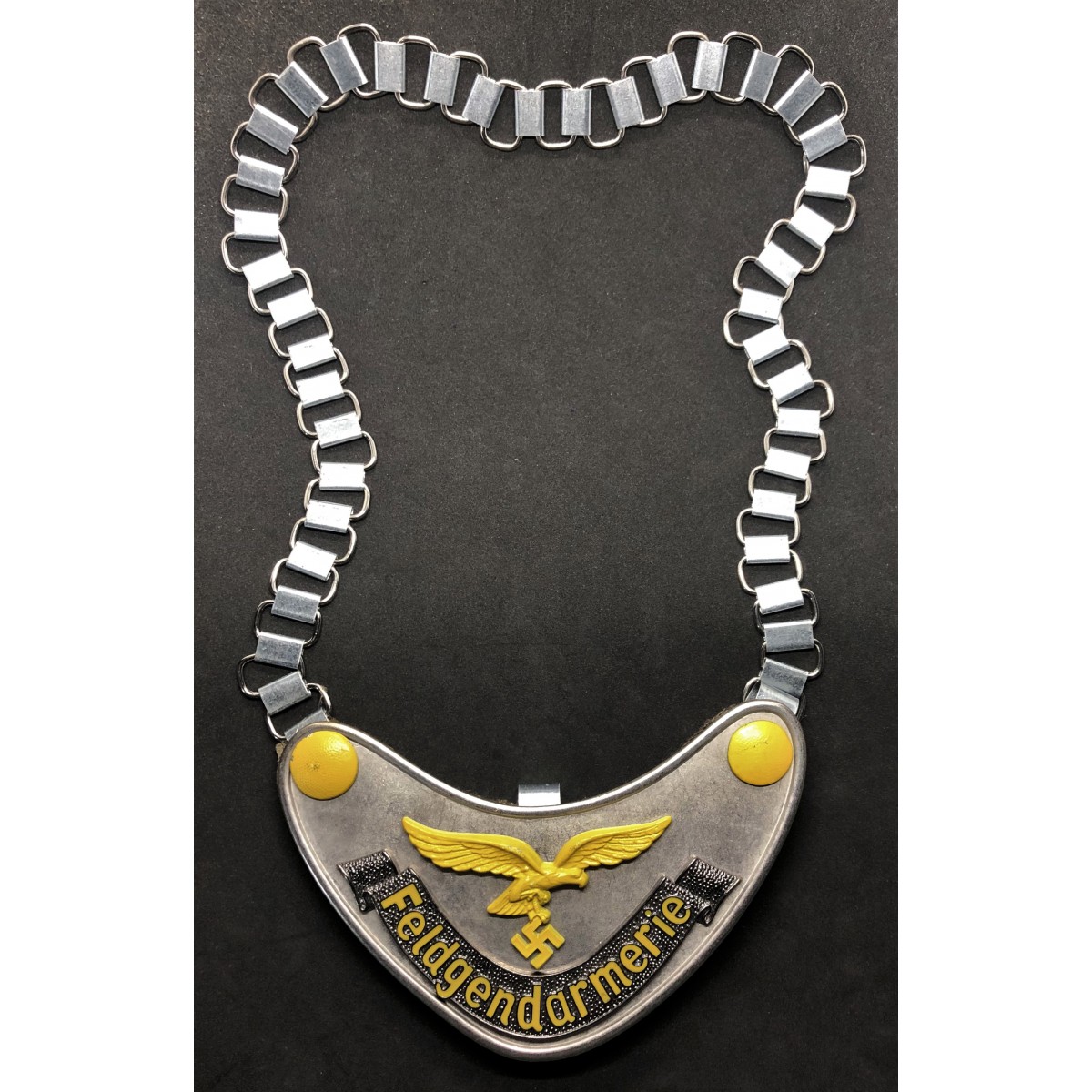 Repro Gorget Feldgendarmerie ww2 for reenactment.