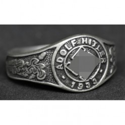 Repro rings ww2. Wide selection of Totenkopfring, SS rings. - War Militaria