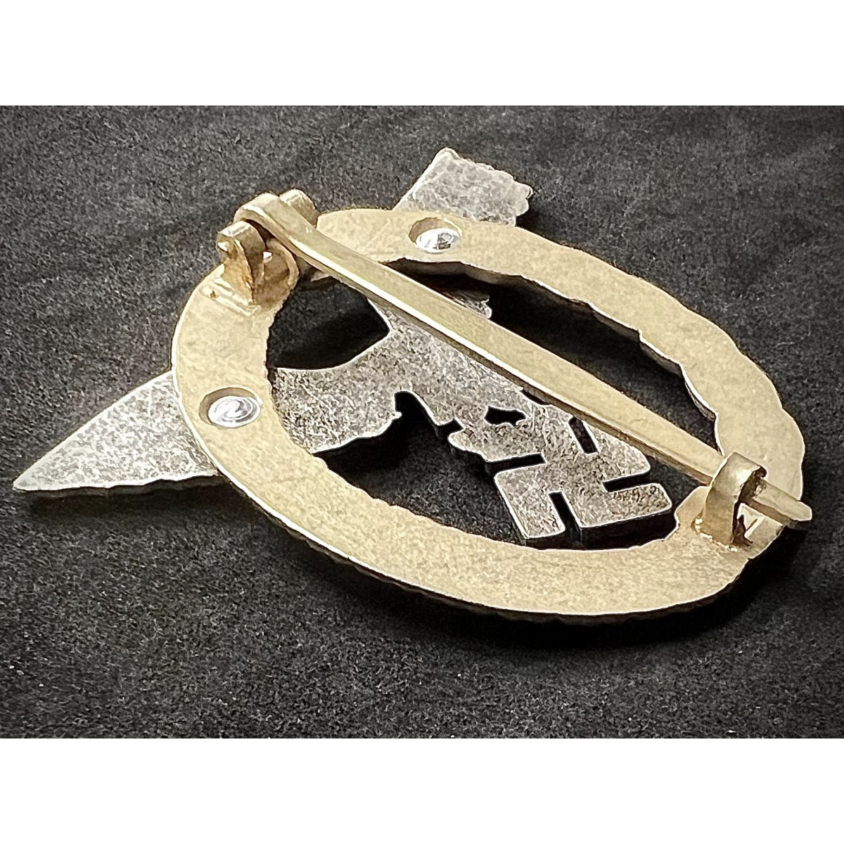 Pilot/Observer Badge with Diamond - War Militaria