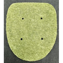 Felt Fabric for Arm Shields (Blue) - War Militaria