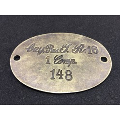 Gestapo ID Tag - War Militaria