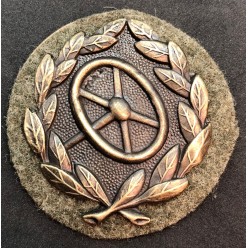 Army Drivers Badge Gold - War Militaria